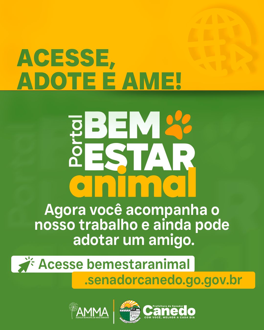 Novo site da Prefeitura de Senador Canedo permite adotar pets com ...